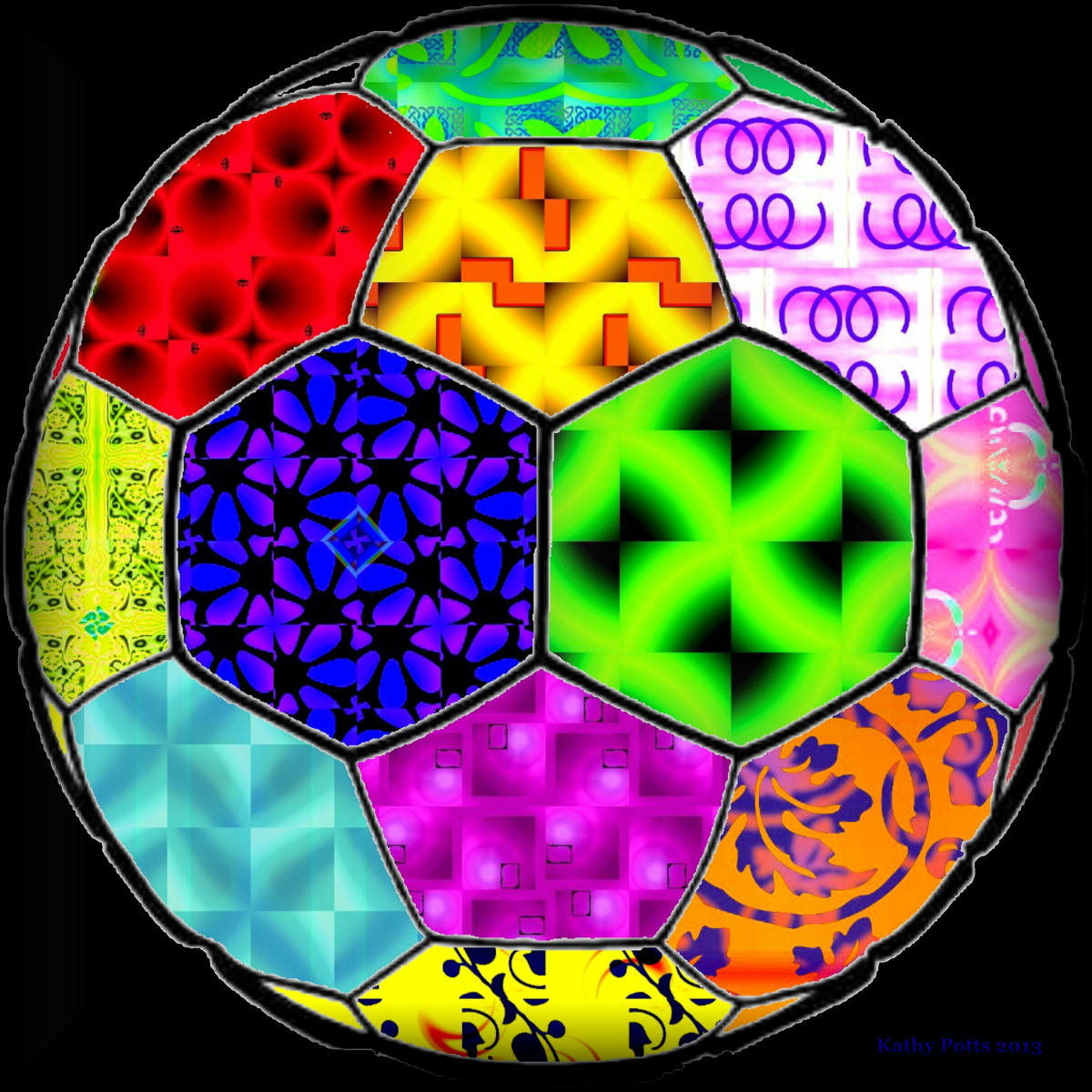 Solve Soccer Ball jigsaw puzzle online with 400 pieces