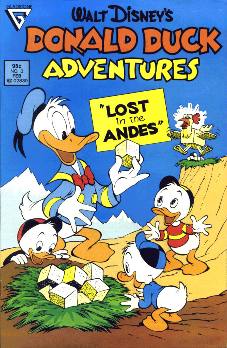 Solve Donald Duck And The Square Eggs jigsaw puzzle online with 216 pieces