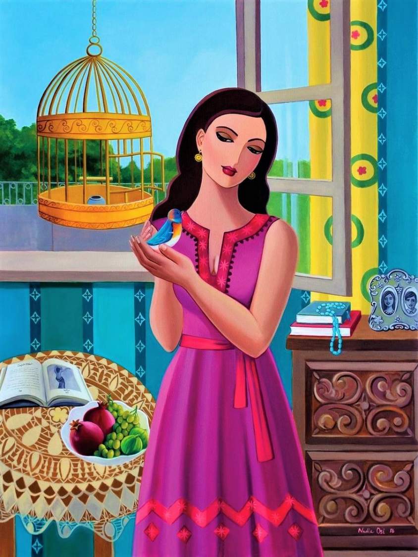 Solve Nadia Osi Art jigsaw puzzle online with 63 pieces