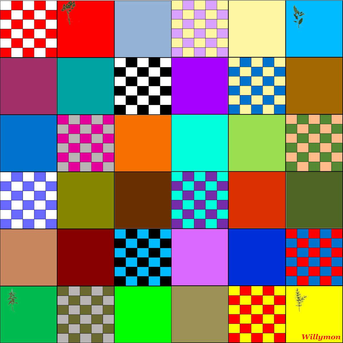 Solve rectangles and squares jigsaw puzzle online with 144 pieces