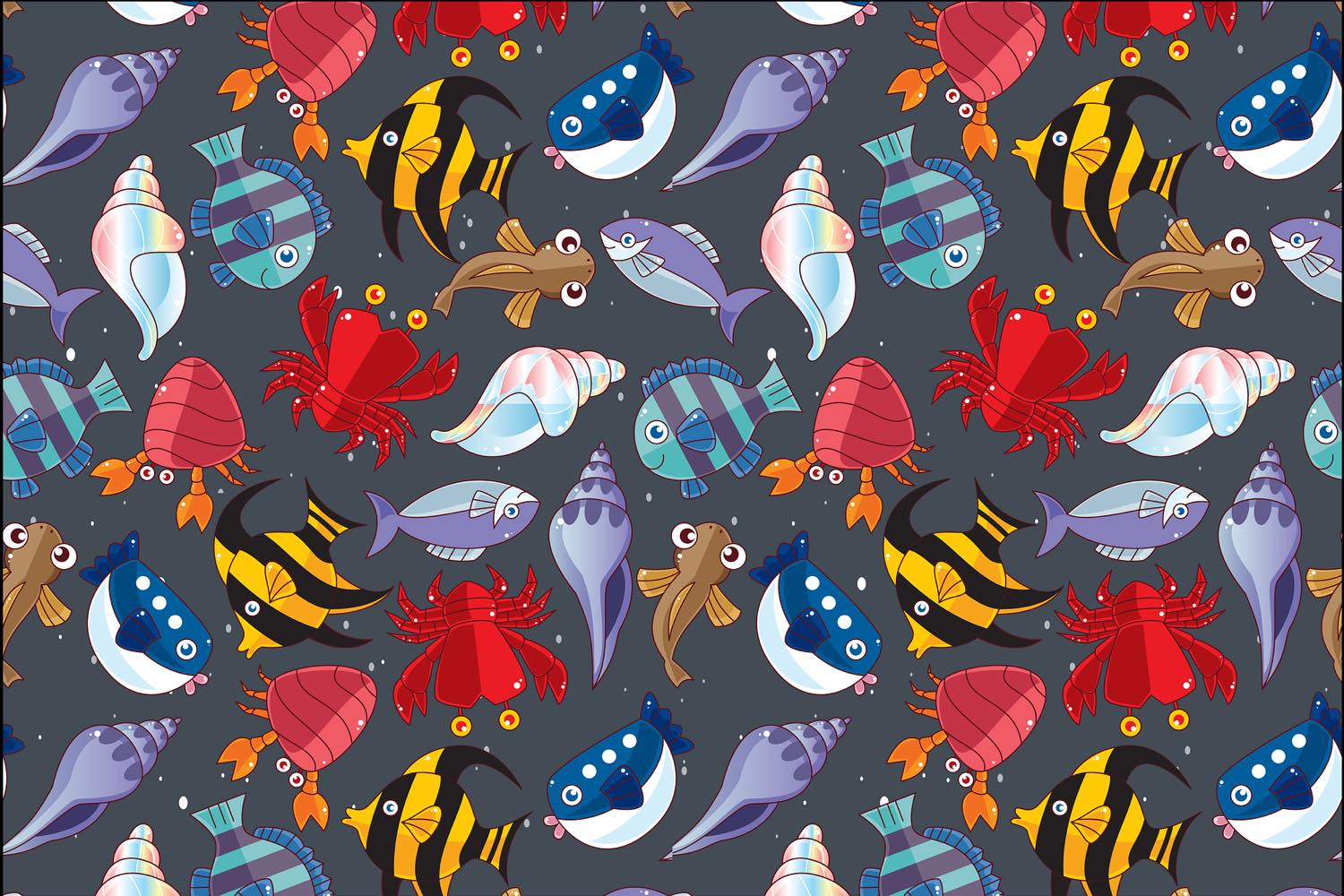 Solve Sea creatures!! jigsaw puzzle online with 96 pieces