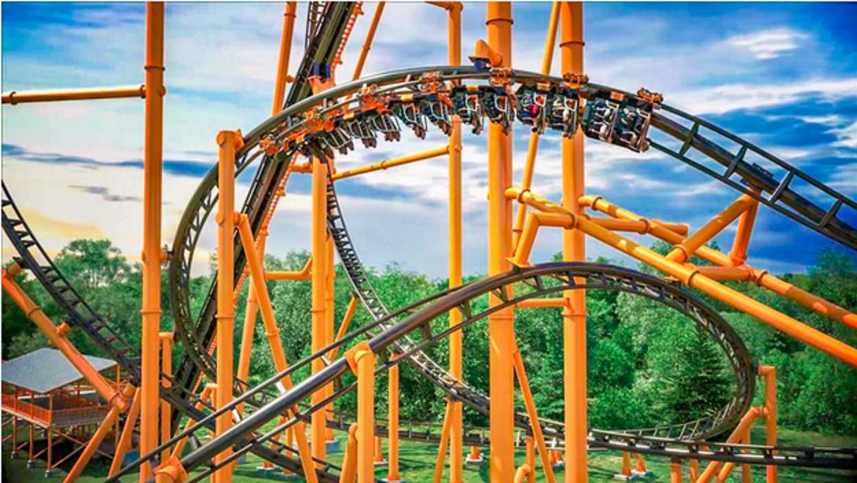 Solve Hersheypark and Kennywood coaster jigsaw puzzle online with 240 ...