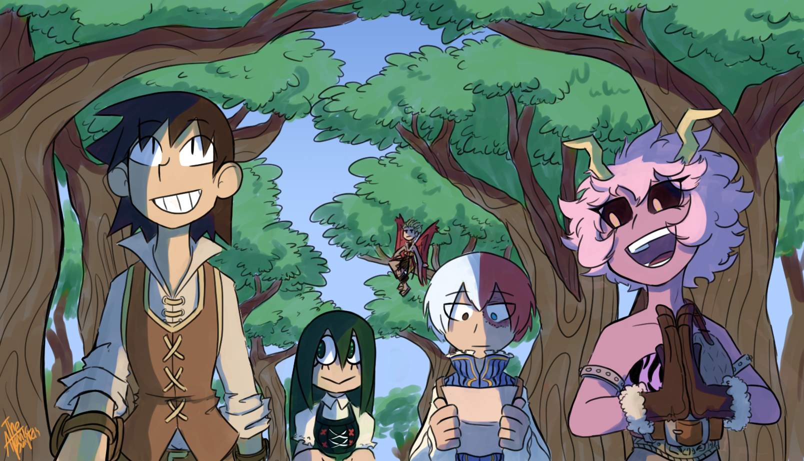 Solve Fantasy mha jigsaw puzzle online with 350 pieces