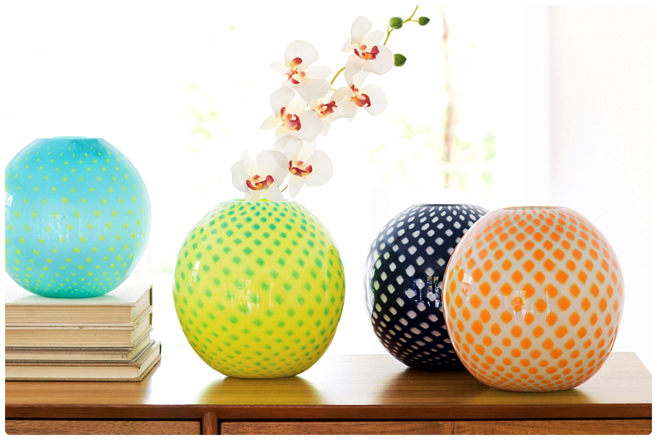 Solve Blown Glass Poko Vases jigsaw puzzle online with 294 pieces