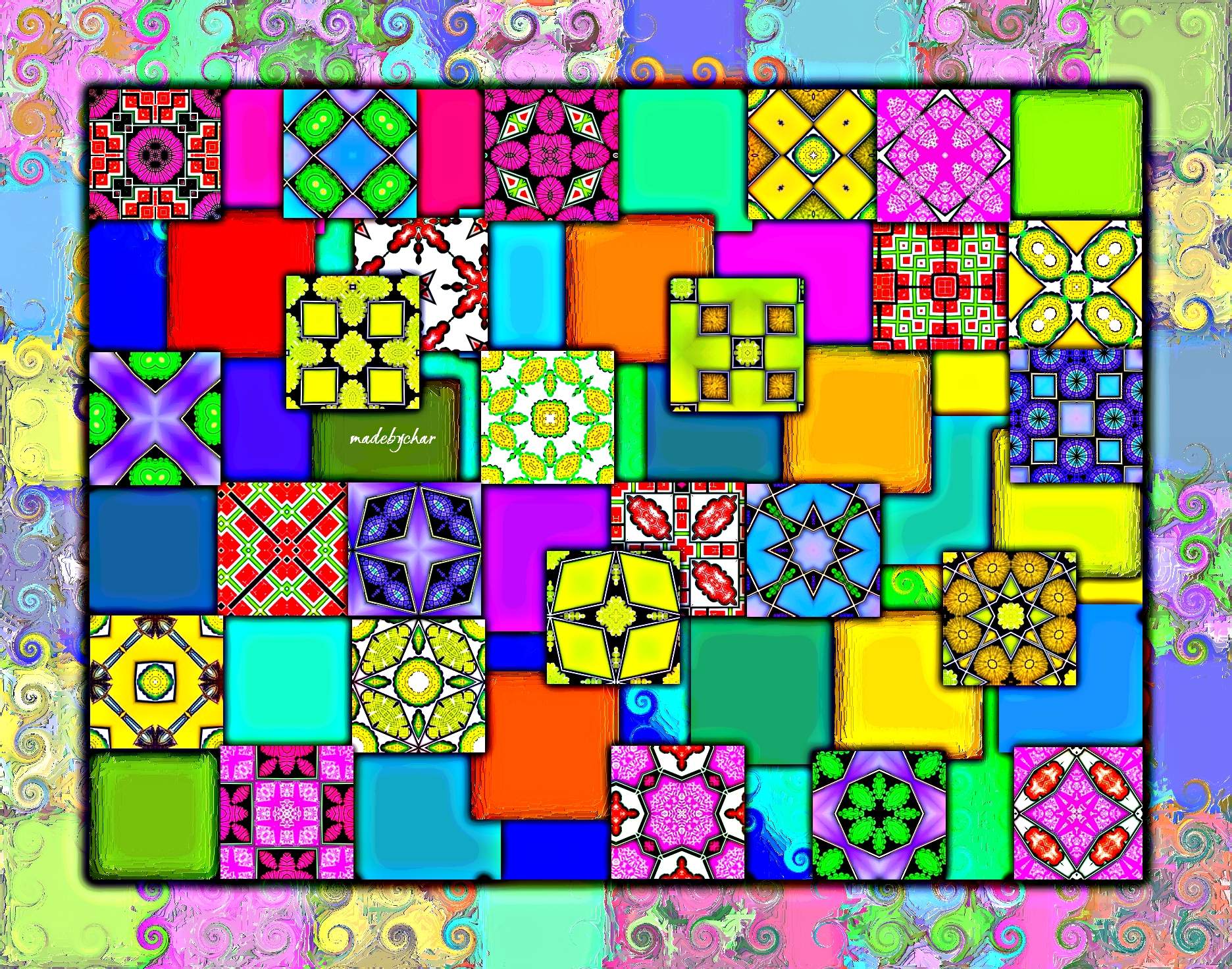 Solve Squares and Curves... jigsaw puzzle online with 320 pieces