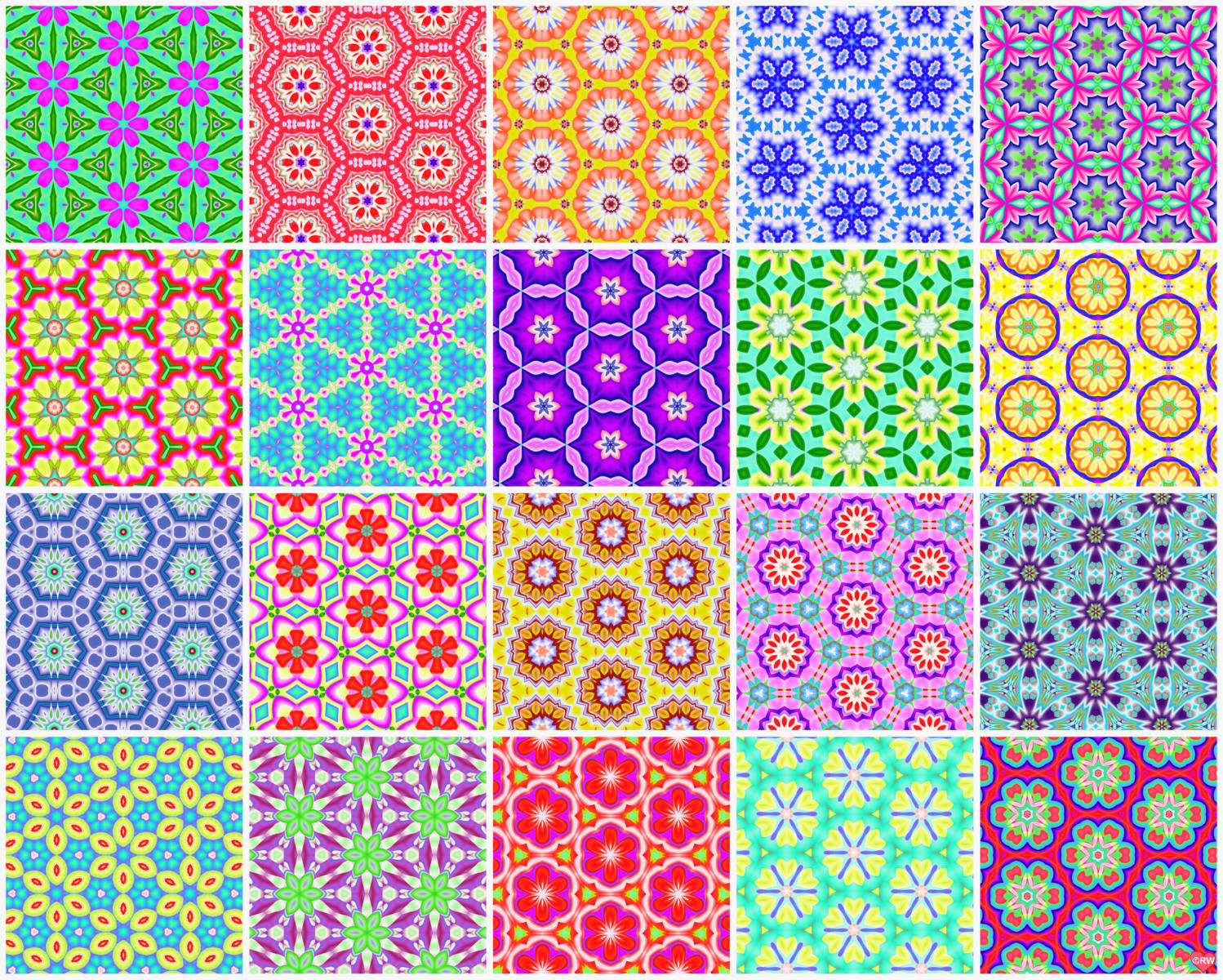 Solve KaleidoFlower Kwilt!! ~ Extra Large jigsaw puzzle online with 320 ...