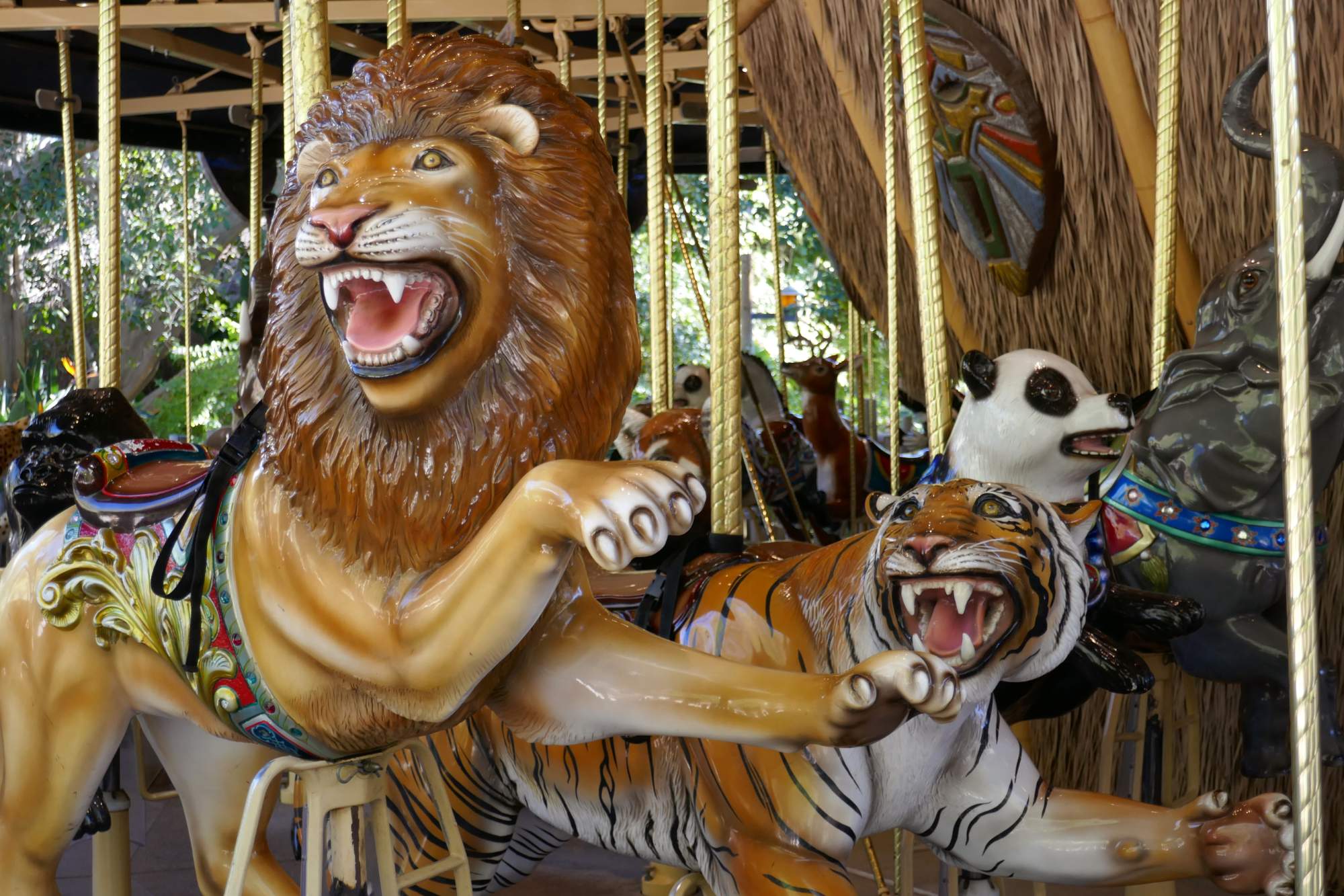 Solve Carousel at the San Diego Safari Park jigsaw puzzle online with ...