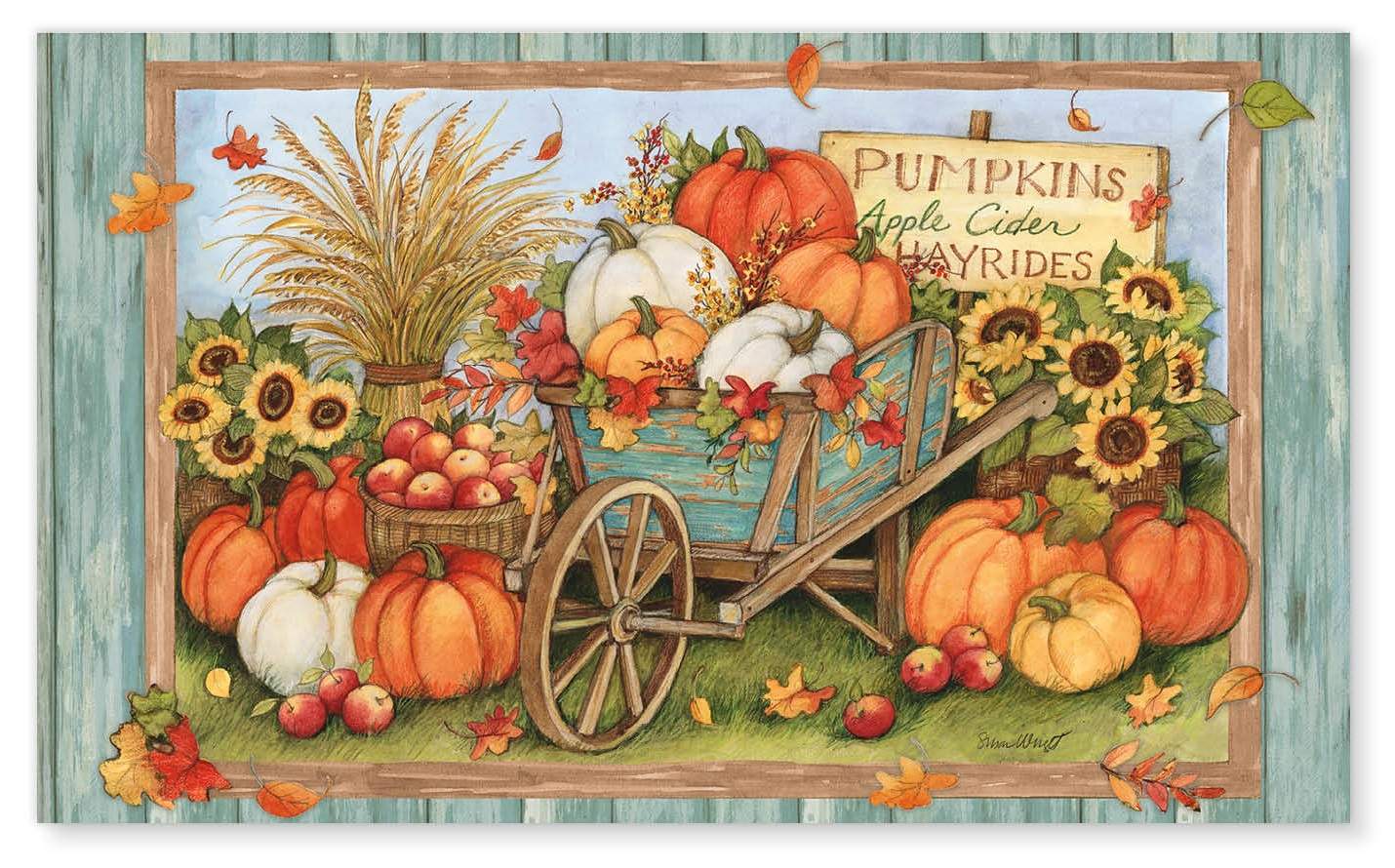 Solve Signs of Fall jigsaw puzzle online with 252 pieces