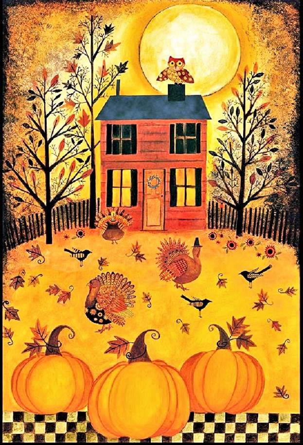 Solve "Happy Thanksgiving" jigsaw puzzle online with 35 pieces