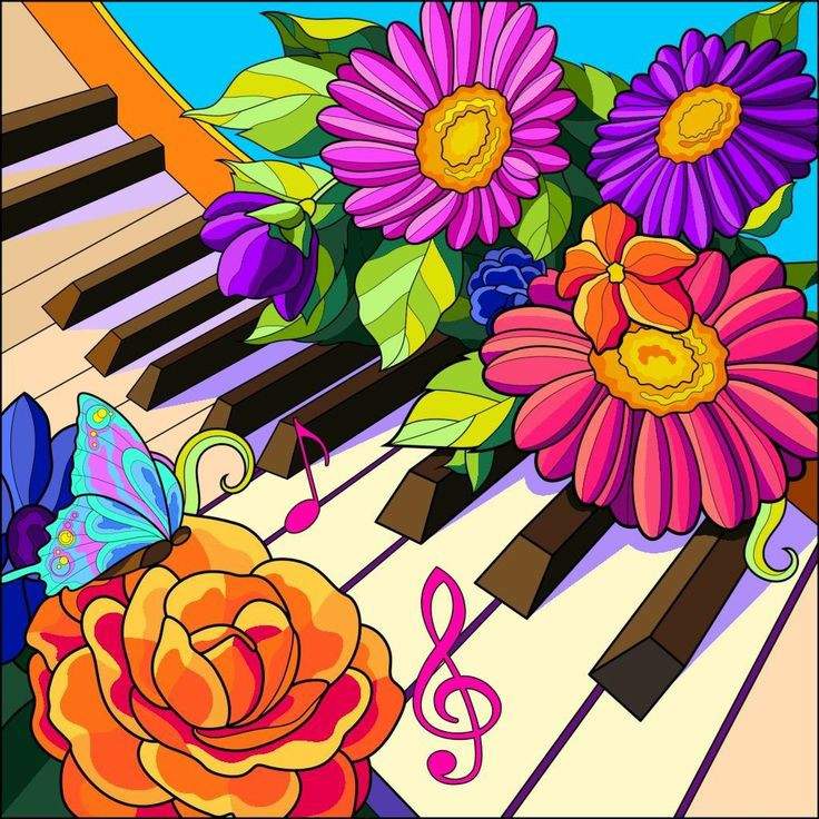 Solve ♫ MUSICAL NOTES ♫ jigsaw puzzle online with 64 pieces