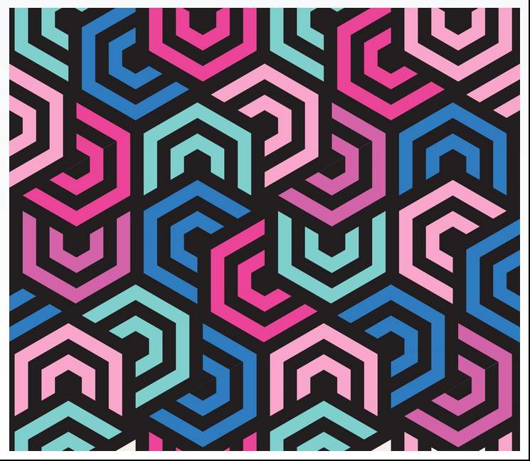 Solve Geo Pattern jigsaw puzzle online with 120 pieces