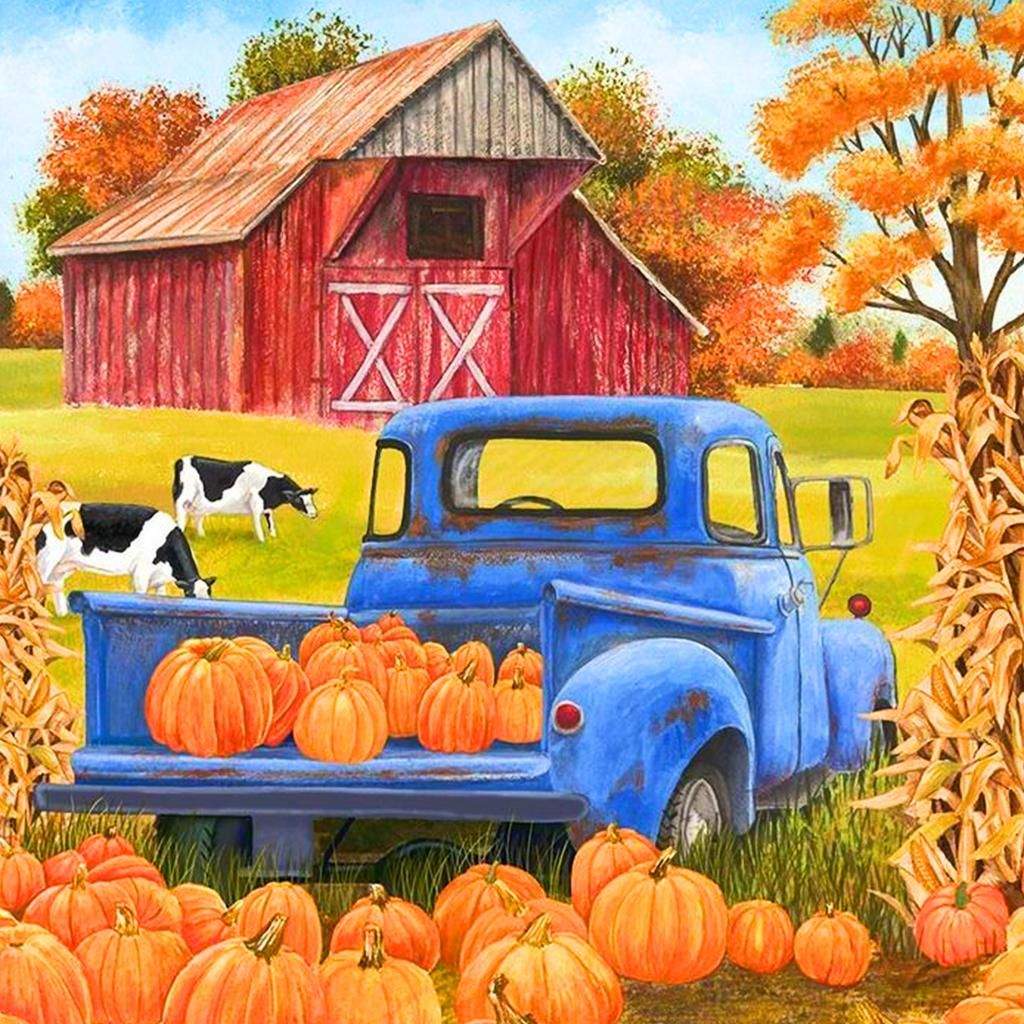 Solve PUZZLE - Pumpkins jigsaw puzzle online with 306 pieces