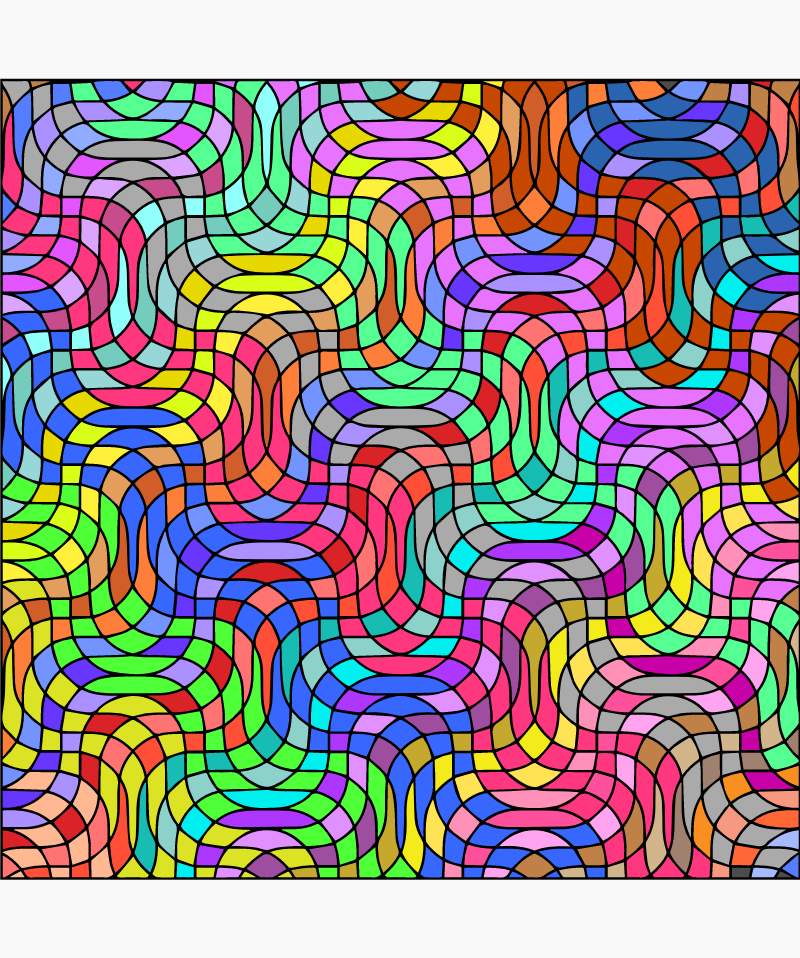 Solve woven waves jigsaw puzzle online with 99 pieces