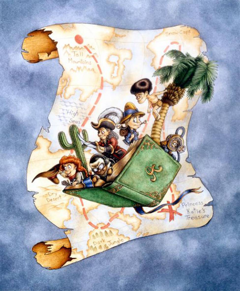 Solve Treasure Map jigsaw puzzle online with 437 pieces