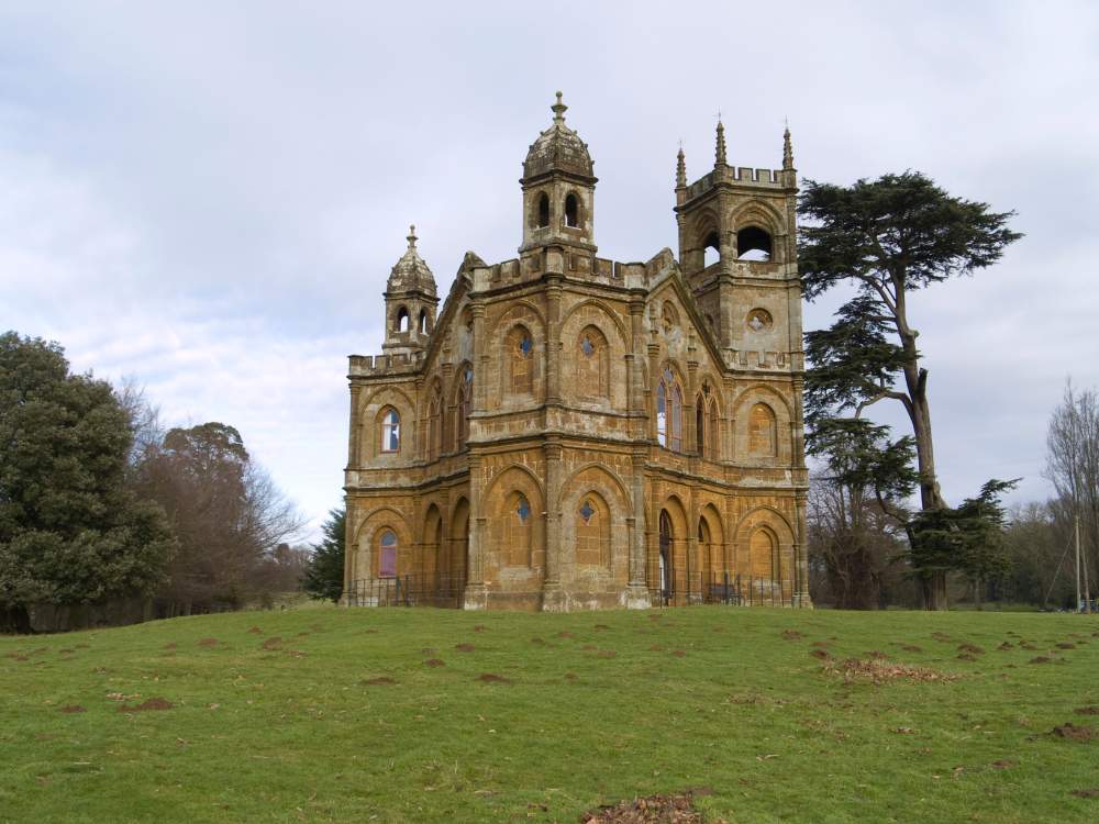 Solve NT Stowe Landscape Gardens 24-01-10 Gothic temple 02 jigsaw ...