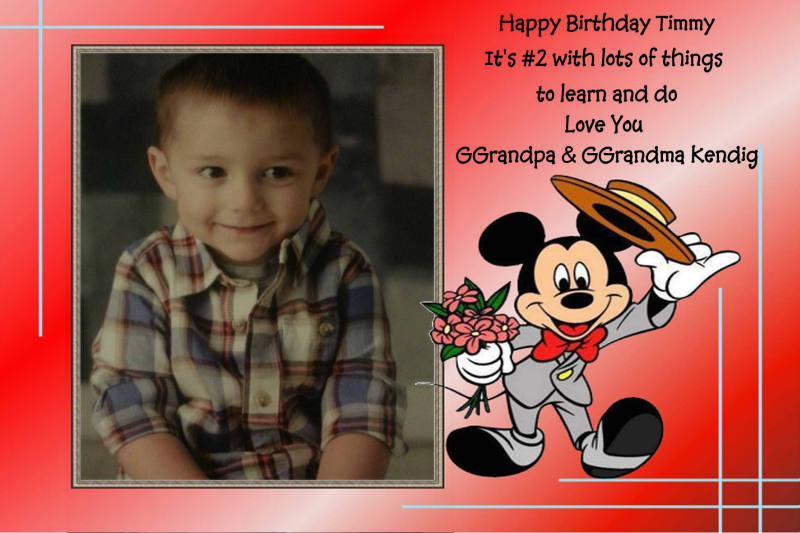 Solve Happy Birthday Timmy jigsaw puzzle online with 12 pieces