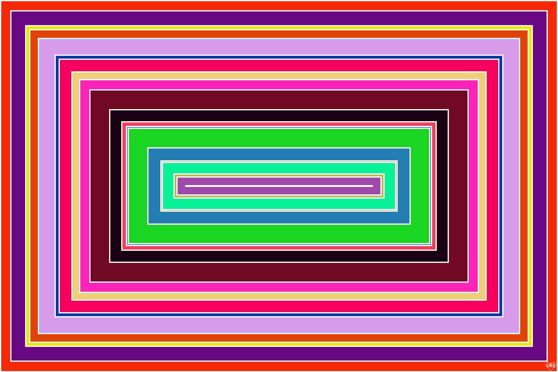 Solve Concentric Rectangles!! ~ H jigsaw puzzle online with 600 pieces