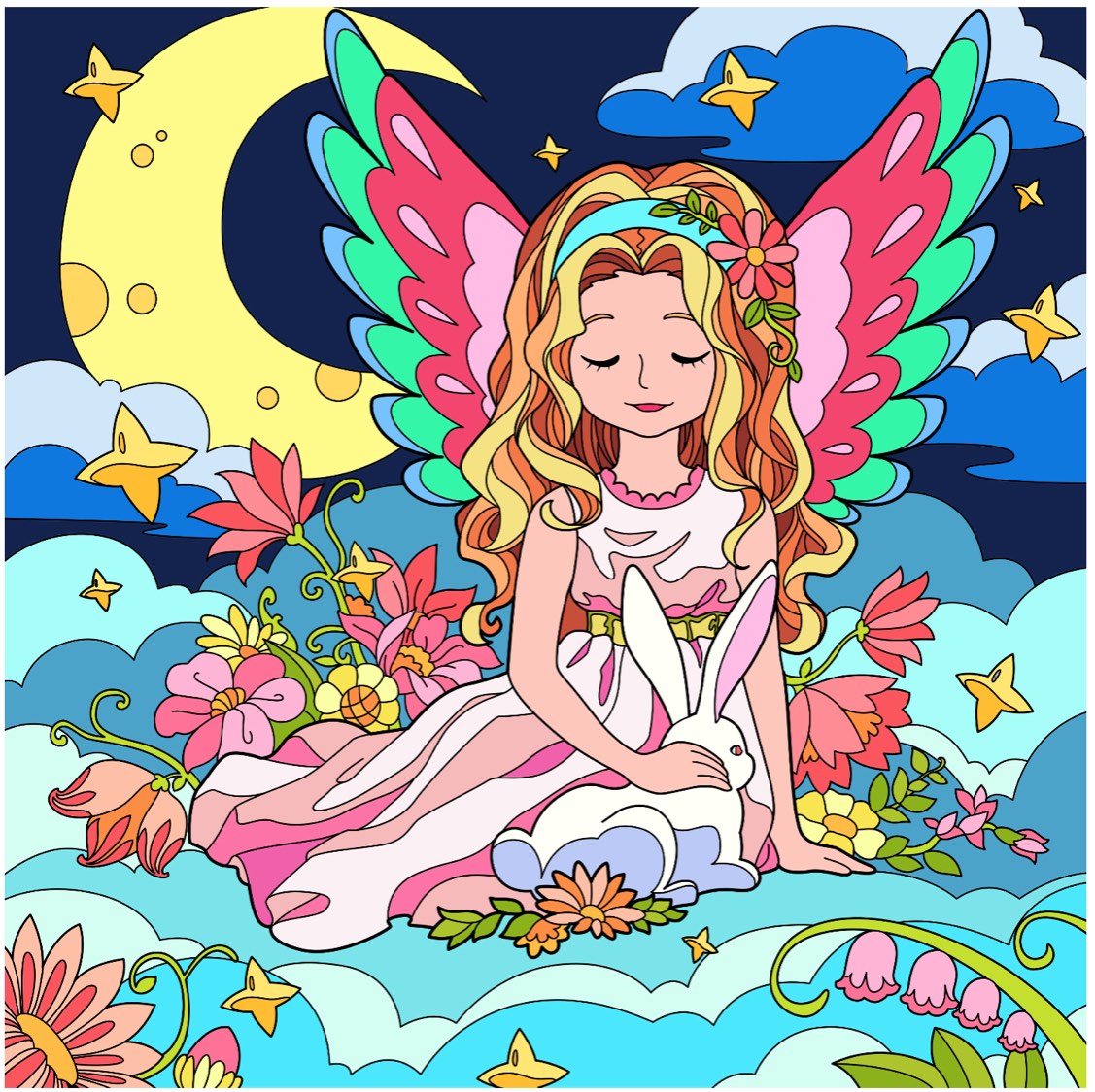 Solve Little angel jigsaw puzzle online with 81 pieces