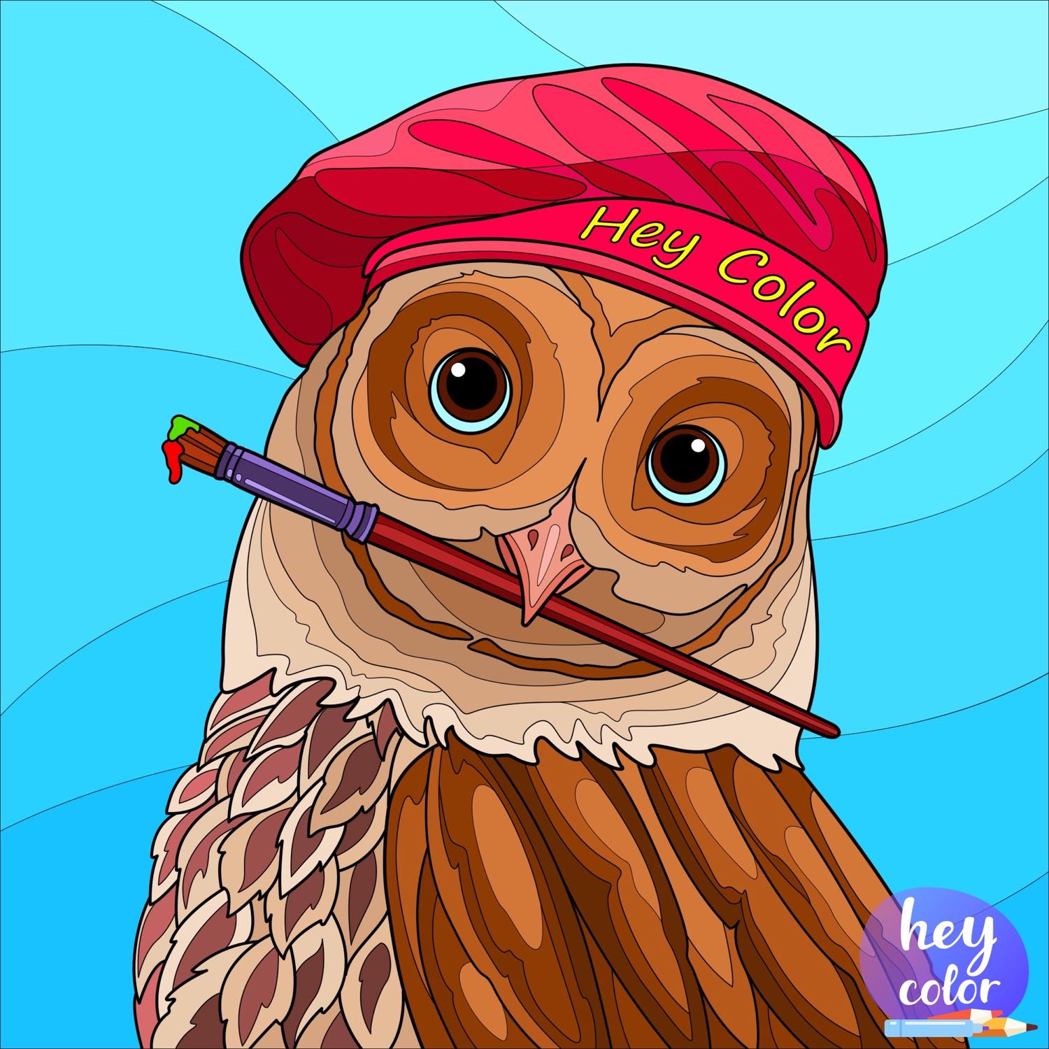 Solve Hey Color jigsaw puzzle online with 256 pieces