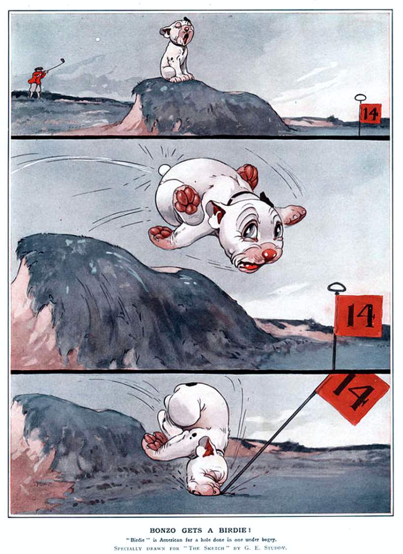 Jigsaw Puzzle | The Sketch, Bonzo gets a Birdie, by George Ernest ...