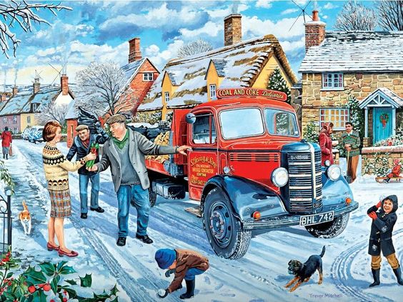 Solve Friendly neighbourhood jigsaw puzzle online with 35 pieces