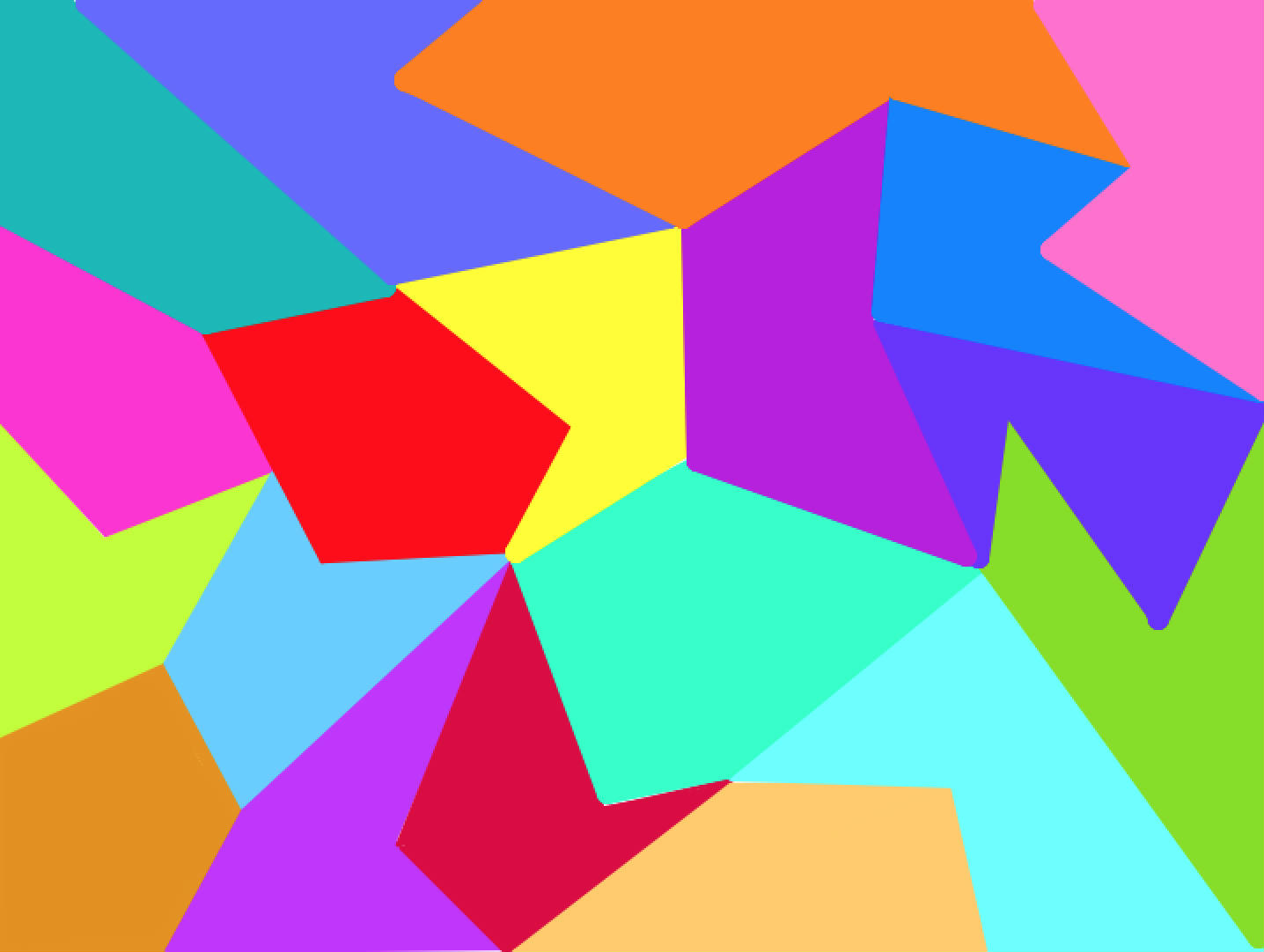 Solve Pentagons All? jigsaw puzzle online with 252 pieces