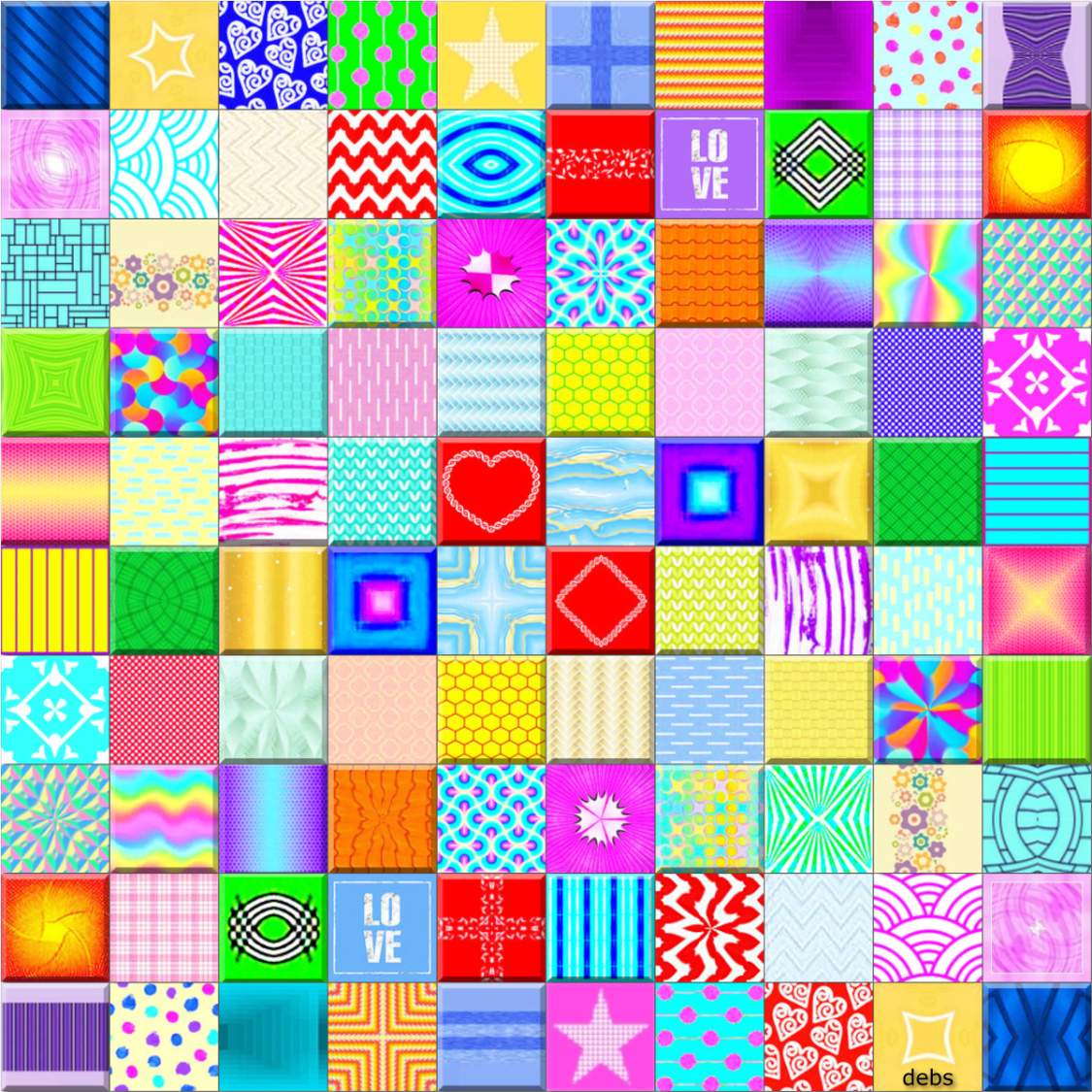 Jigsaw Puzzle | Saturday mix | 64 pieces | Jigidi