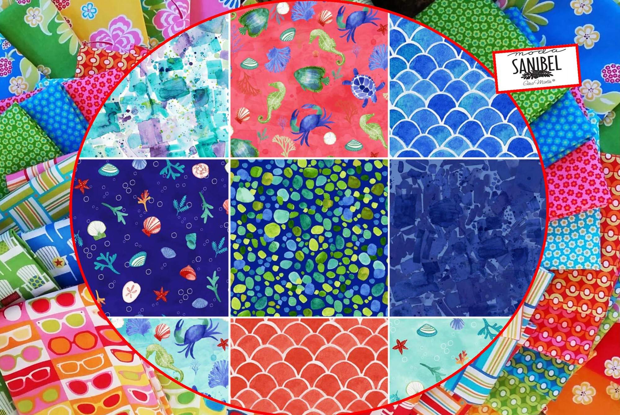 Solve Fabric patchwork - large jigsaw puzzle online with 176 pieces