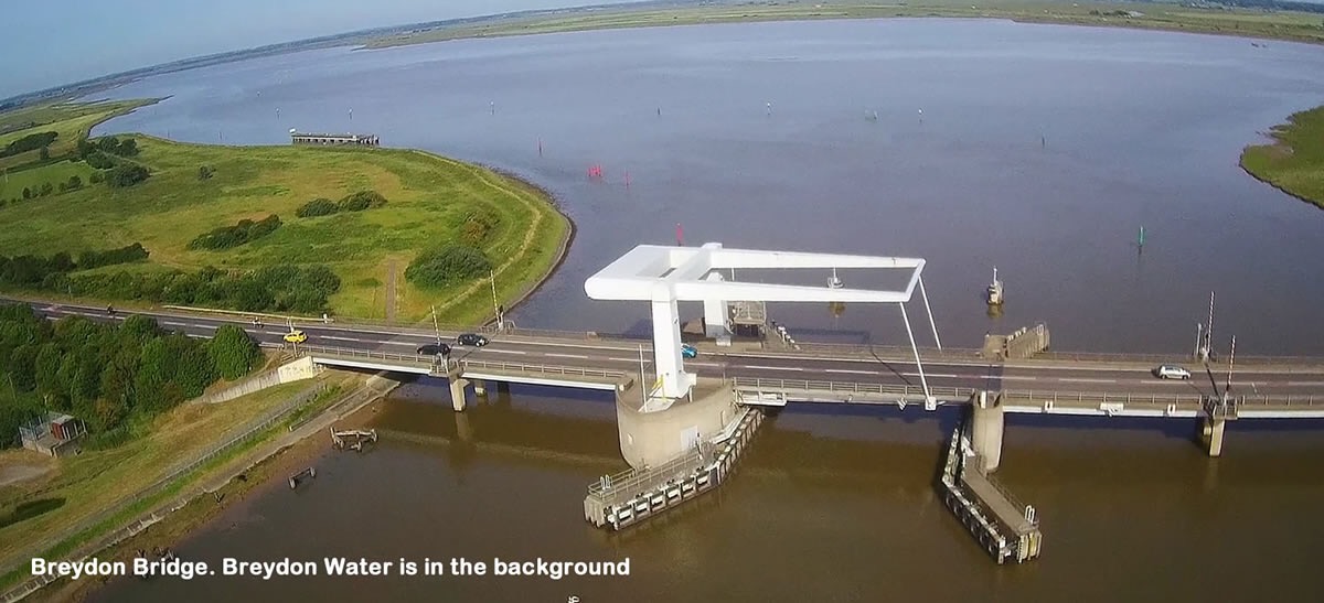 Solve AERIAL VIEW OF BREYDON BRIDGE & BREYDON WATER jigsaw puzzle ...