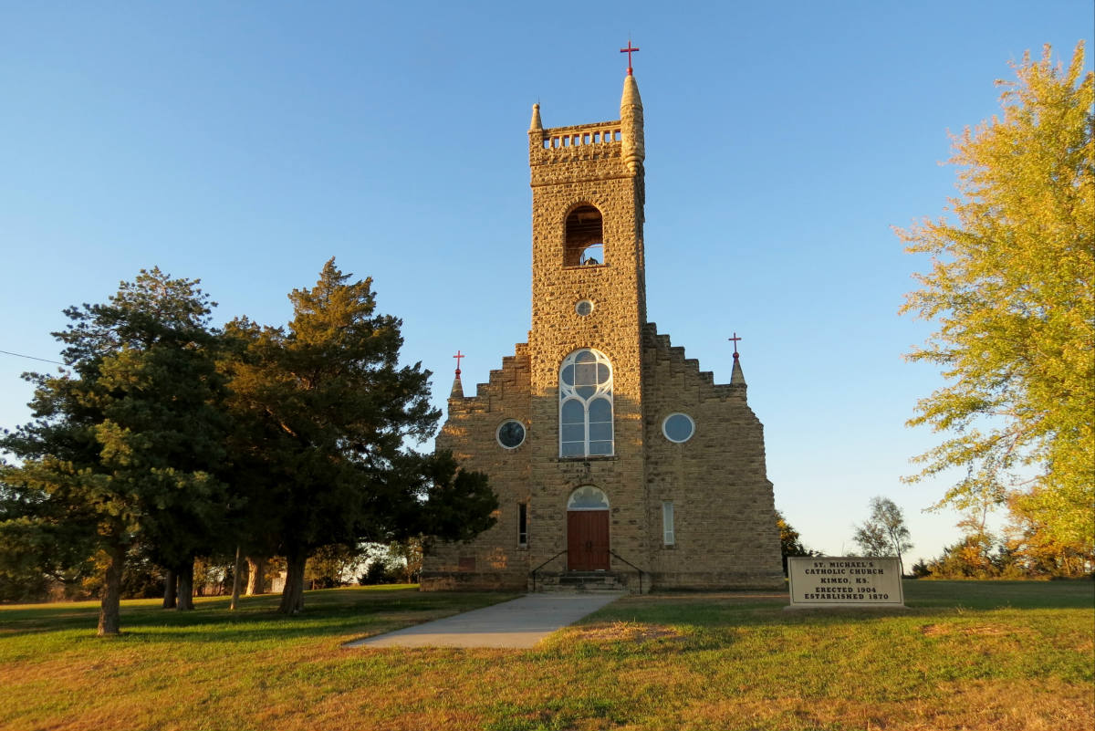 Solve St. Michael's Catholic Church In Kimeo, Kansas a jigsaw puzzle ...