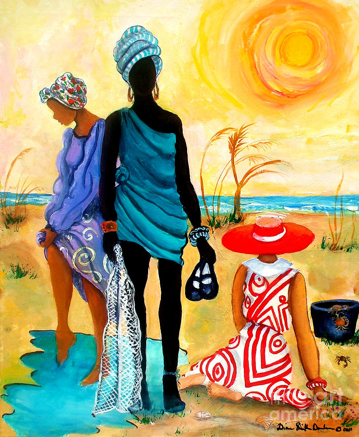 Solve Gullah-Creole Trio jigsaw puzzle online with 180 pieces