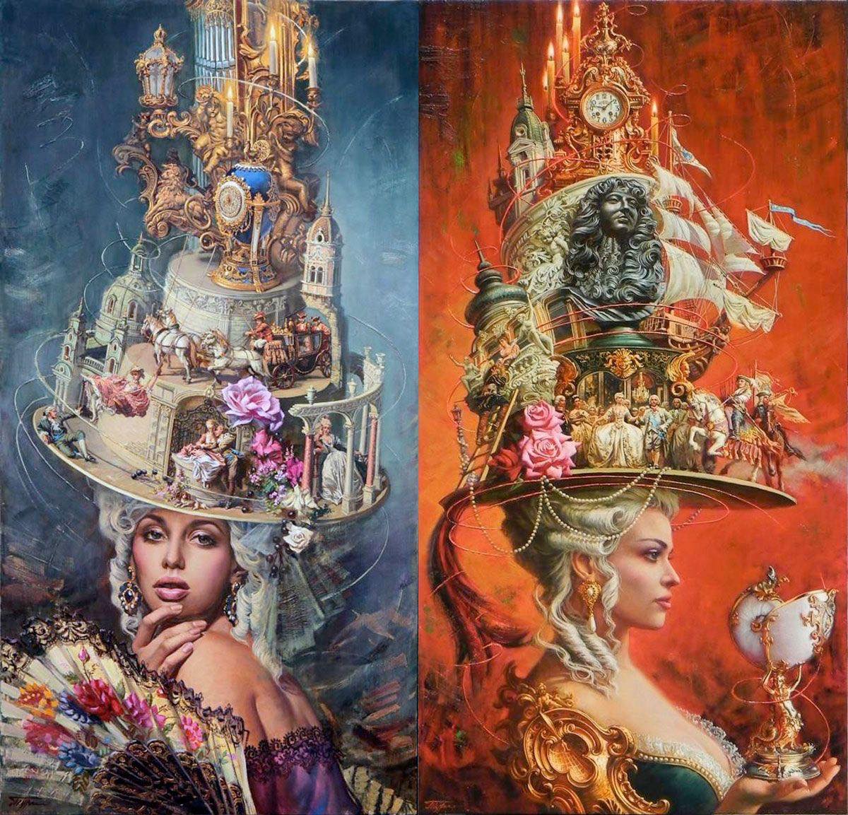 Solve Top Hats jigsaw puzzle online with 240 pieces