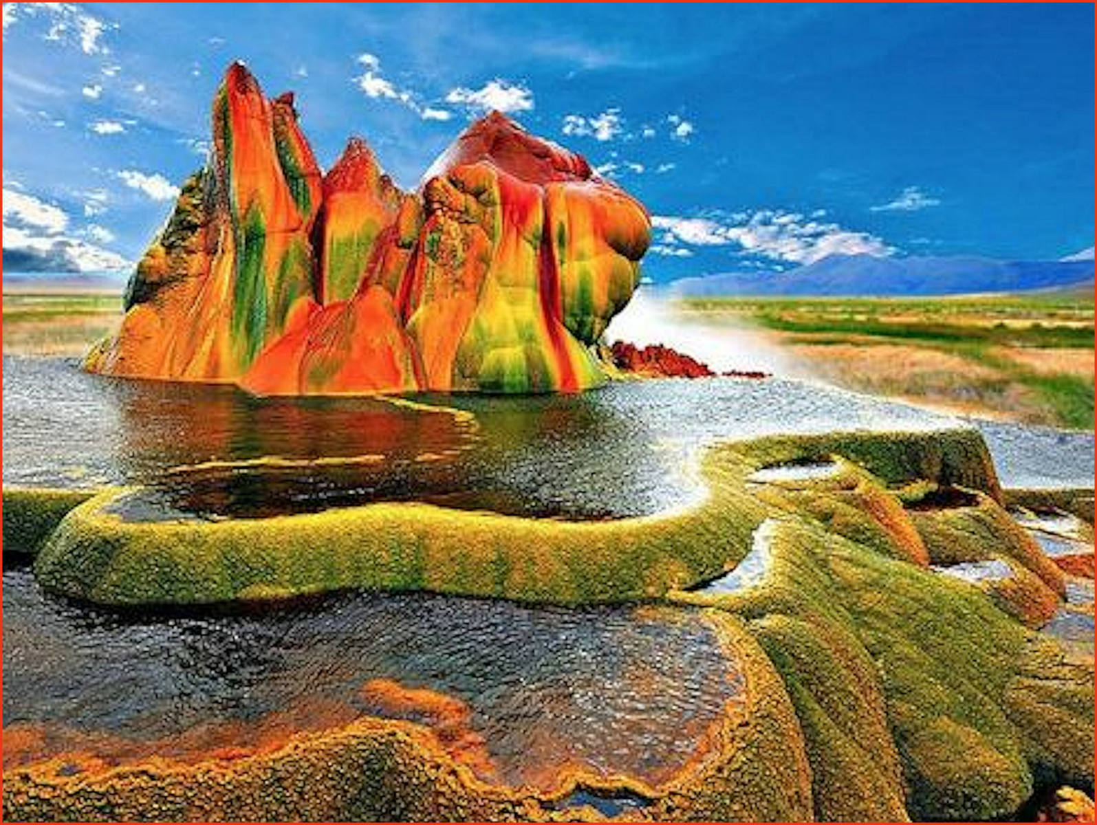 Solve Fly Geyser by Alex Scola jigsaw puzzle online with 540 pieces
