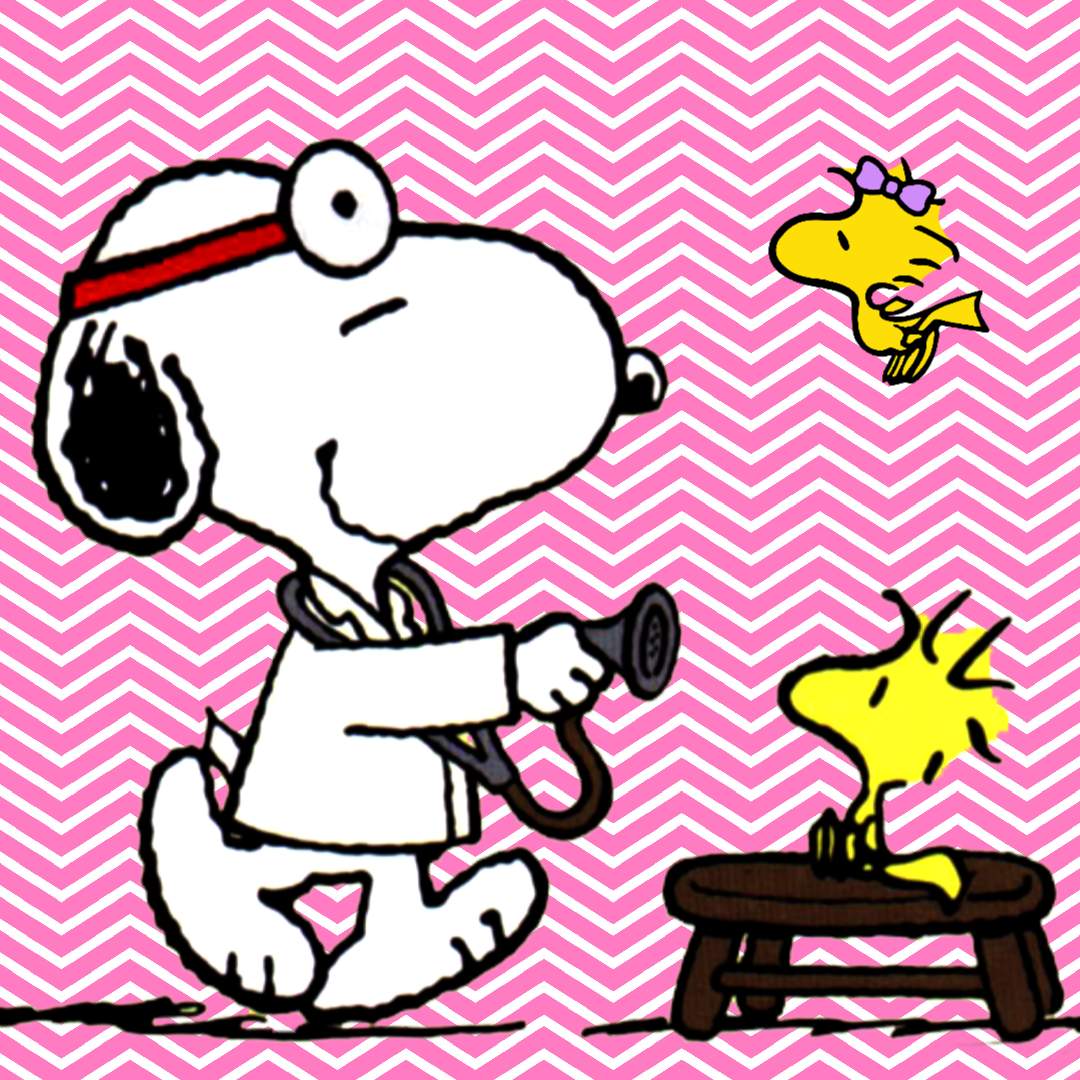 Solve Doctor Snoopy jigsaw puzzle online with 64 pieces
