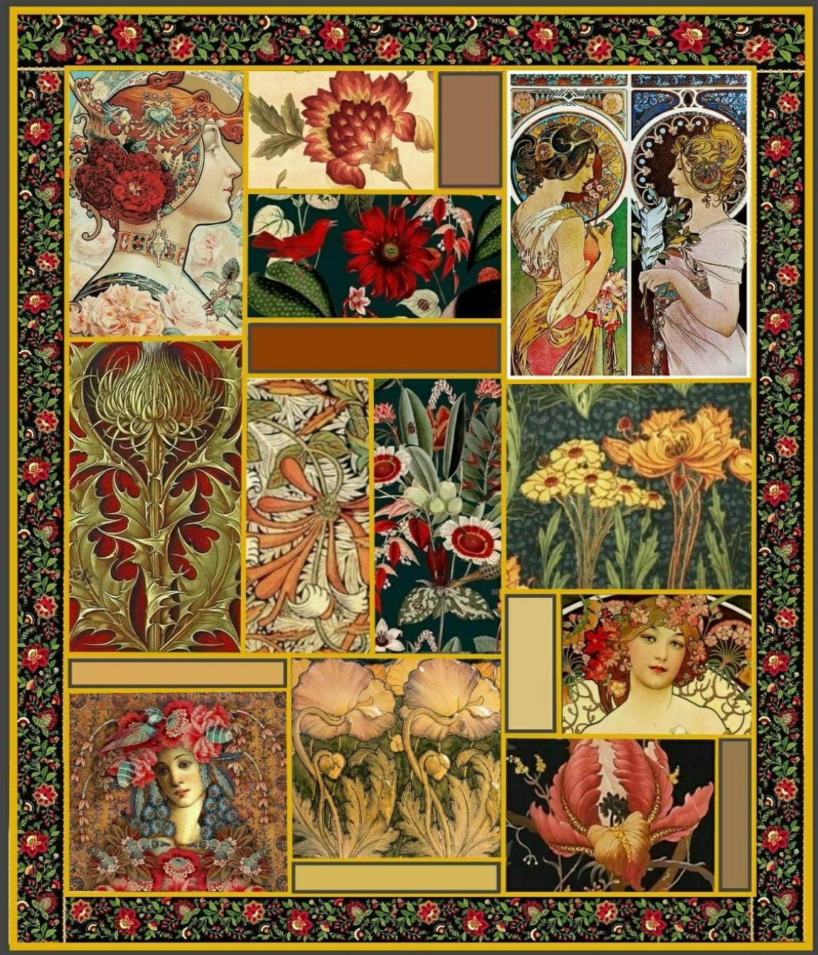 Solve Art nouveau jigsaw puzzle online with 168 pieces