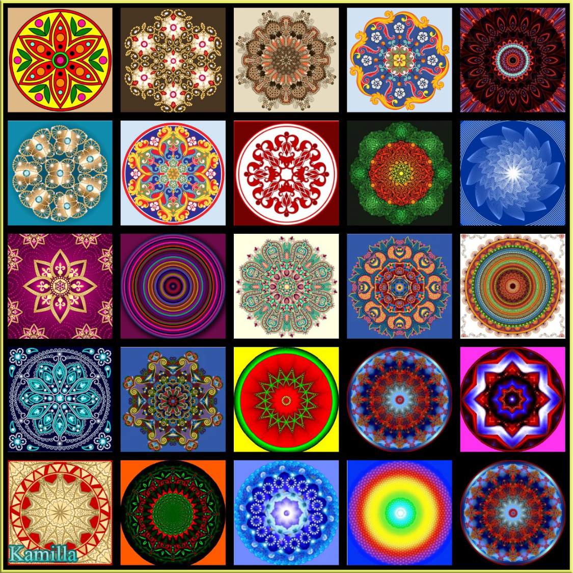 Jigsaw Puzzle | Mandalas | 64 pieces | Jigidi