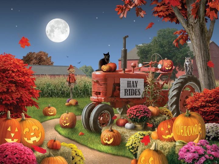 Solve Pumpkin Patch jigsaw puzzle online with 63 pieces