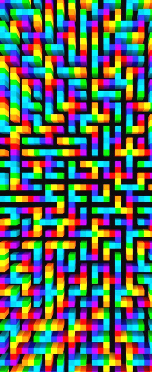 Solve jigidi 200910 rainbow maze jigsaw puzzle online with 250 pieces