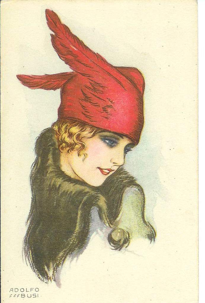 Solve Adolfo Busi Artwork - 'Vintage Postcards' jigsaw puzzle online ...