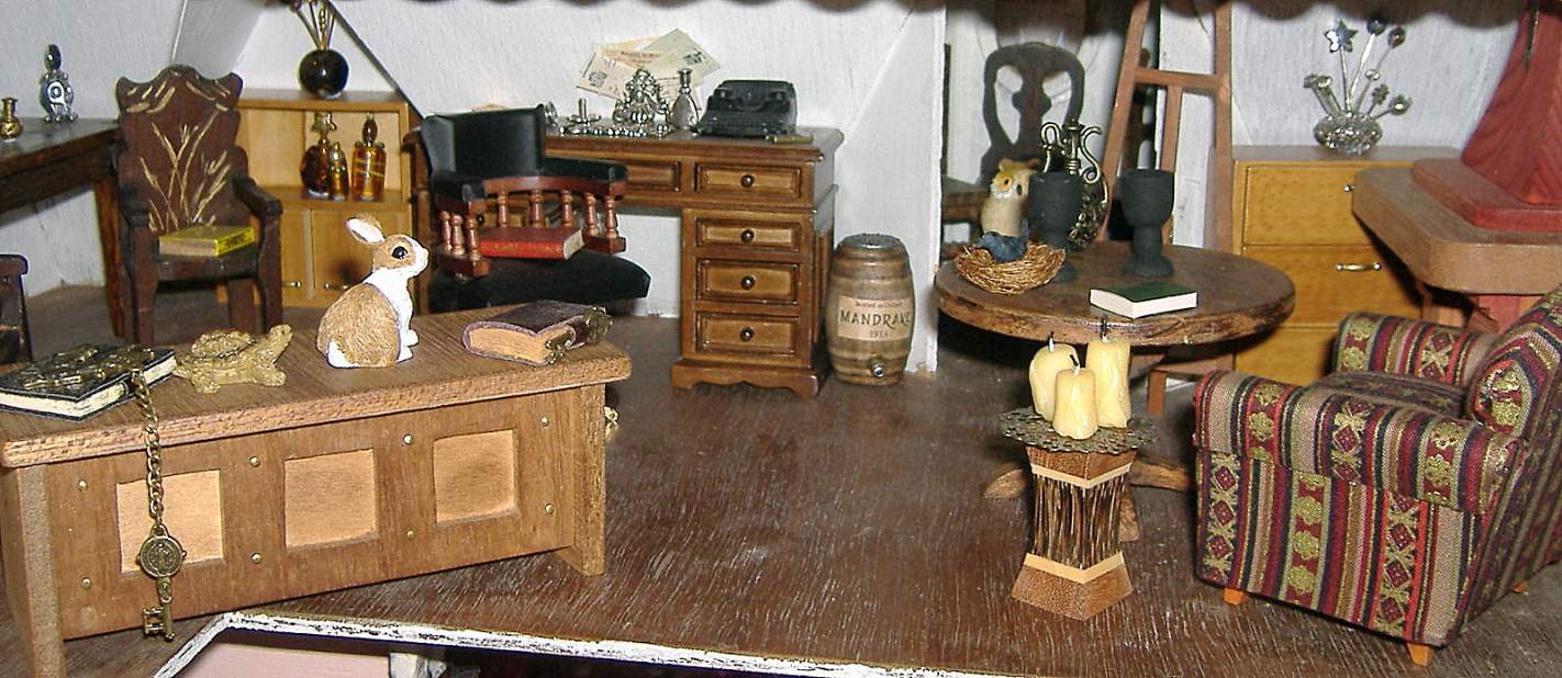 Solve Crafts - 12th Scale Dolls House - Turrets Witch House - Wizard ...