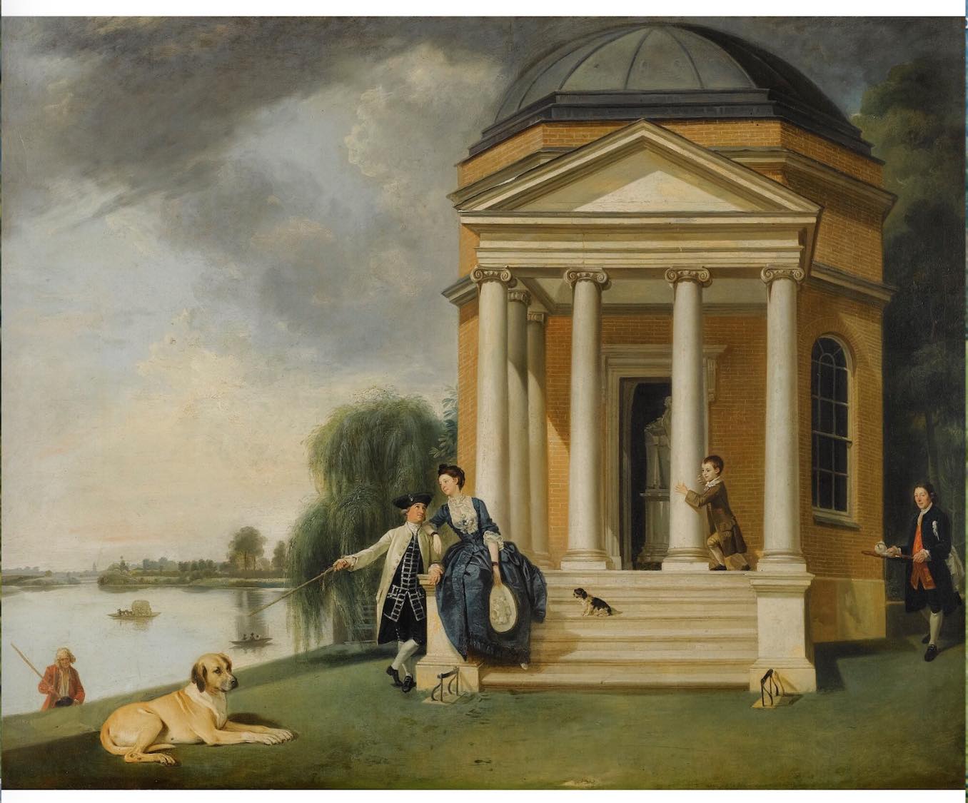 Solve Johann Zoffany, David Garrick and His Wife by His Temple to ...