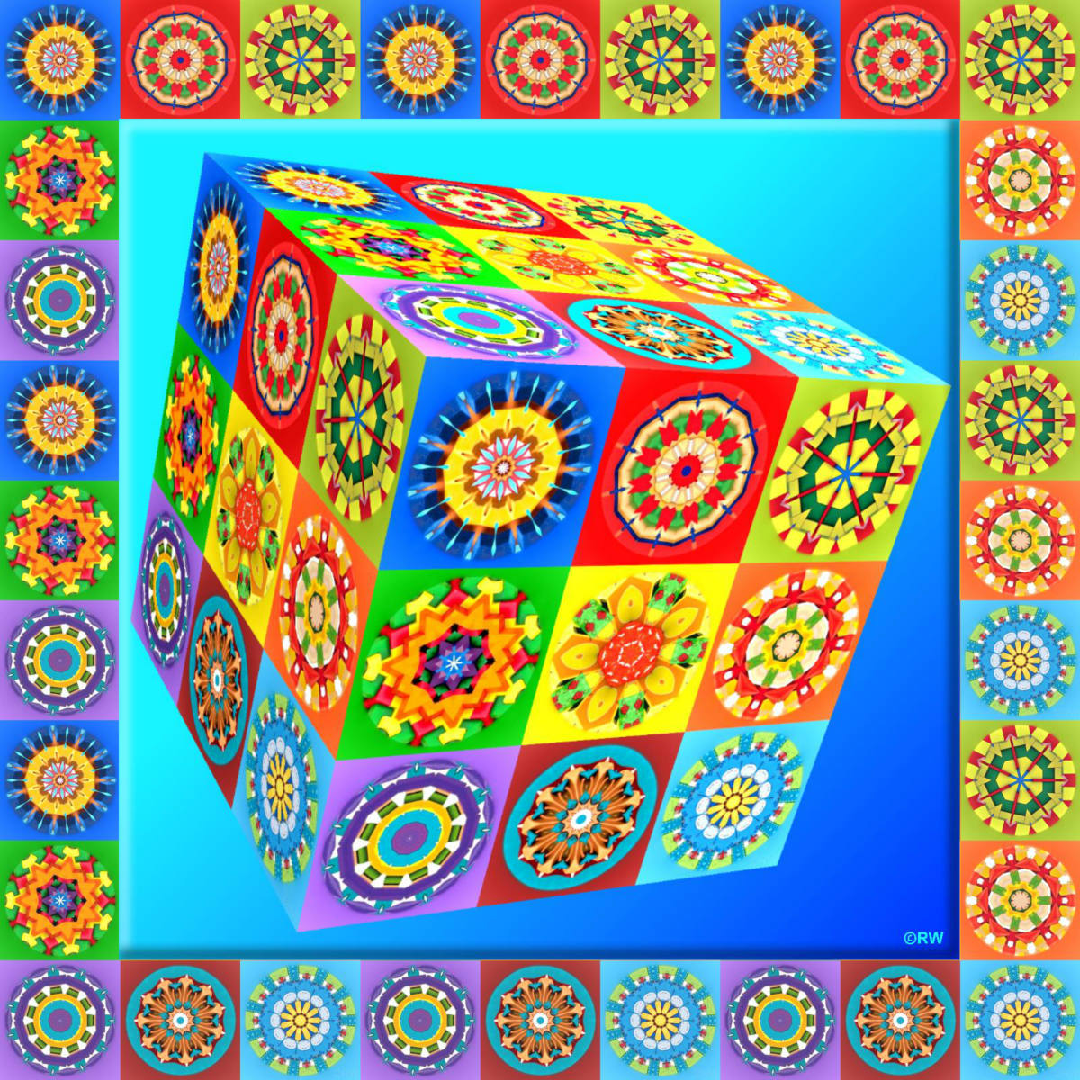 Solve Friday Surprise Puzzle: KaleidoKube!! ~ Extra Large jigsaw puzzle ...