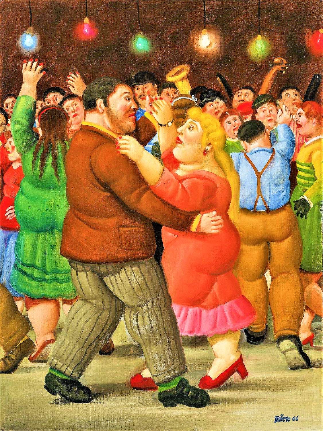 Solve Tango Couple jigsaw puzzle online with 130 pieces