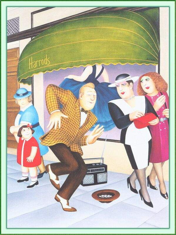 Solve Английская художница Бэрил Кук (Beryl Cook) jigsaw puzzle online ...