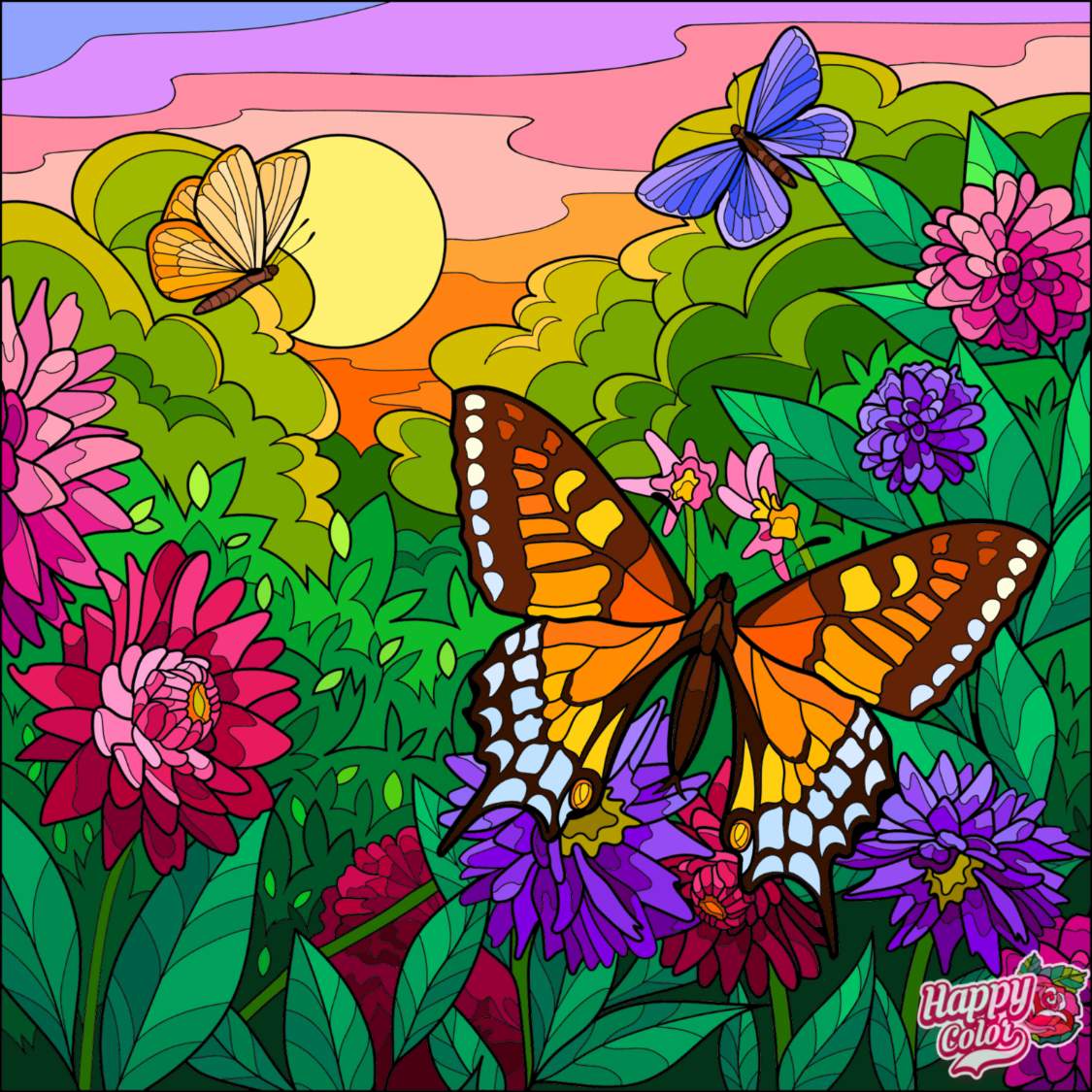 Solve Butterfly fun . . . . . jigsaw puzzle online with 64 pieces