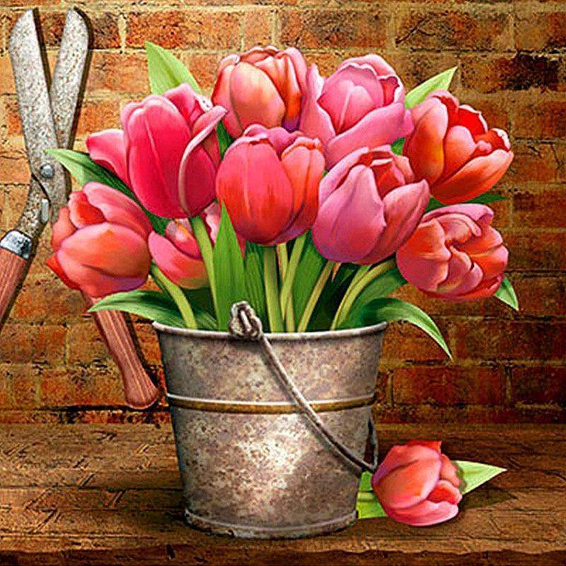 Solve Tulips jigsaw puzzle online with 169 pieces