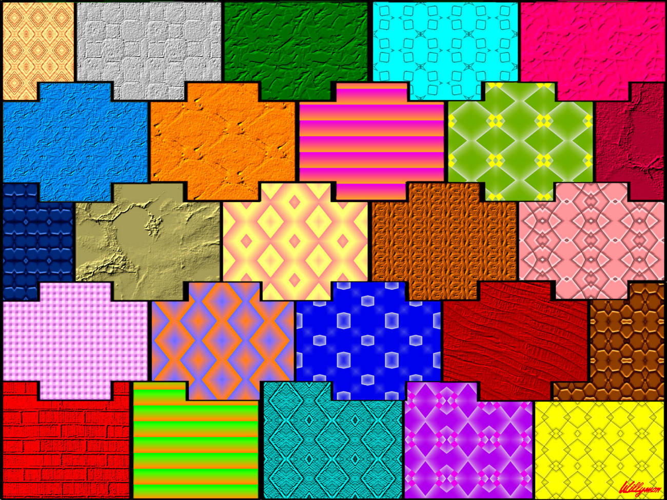 Jigsaw Puzzle | textures& patterns | 130 pieces | Jigidi