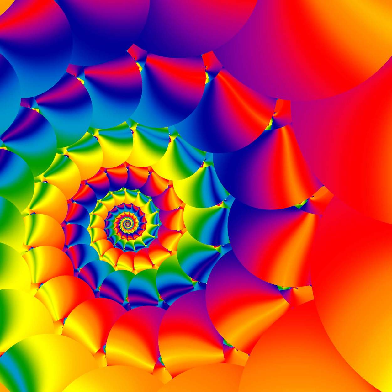 Solve Rainbow Twist 12 jigsaw puzzle online with 100 pieces