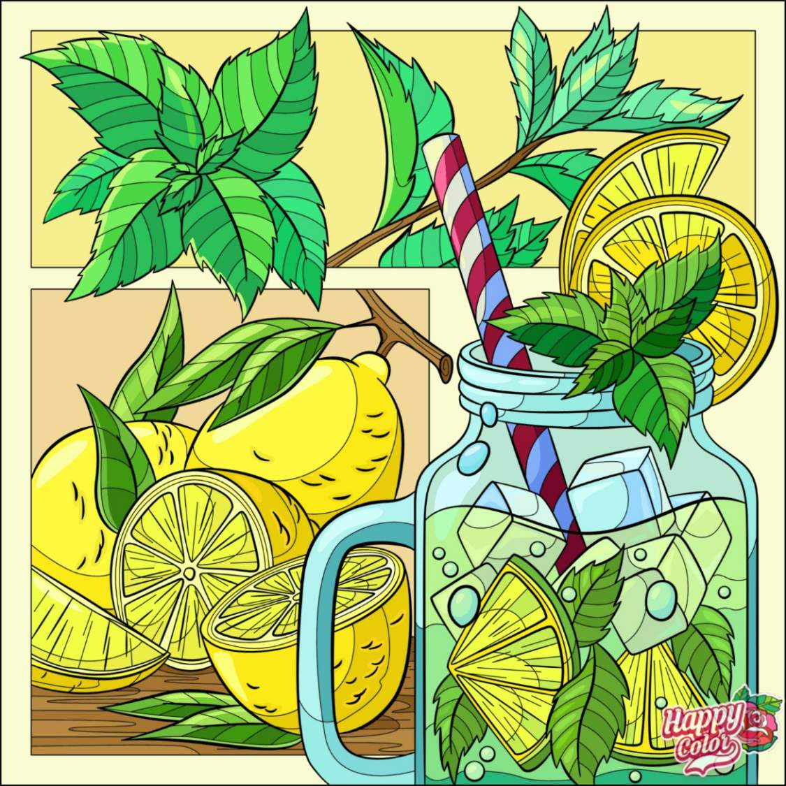 Solve Have a glass of lemonade jigsaw puzzle online with 64 pieces