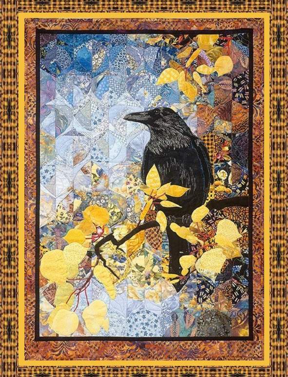Solve Crow Quilt jigsaw puzzle online with 108 pieces
